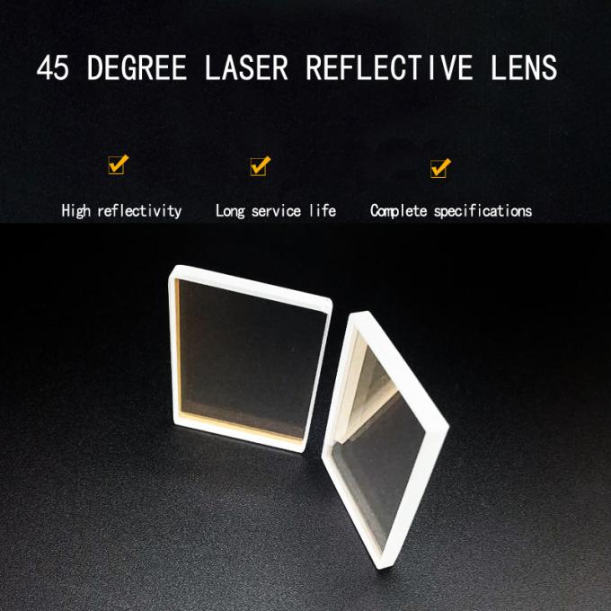 45 degree 120*120*4mm laser reflector mirror reflective lens rectangle ...