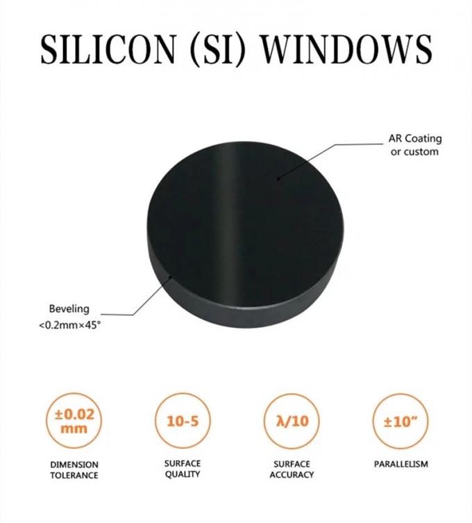 Silicon Windows Optical Lens 1000nm AR Coating IR Optics