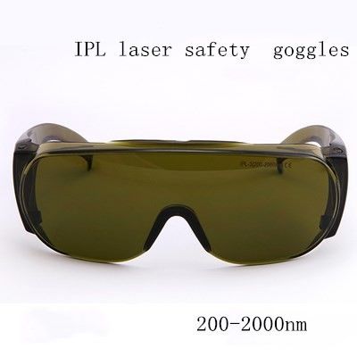 355nm Black Frame UV Protective Laser Safety Goggles For Laser Operator